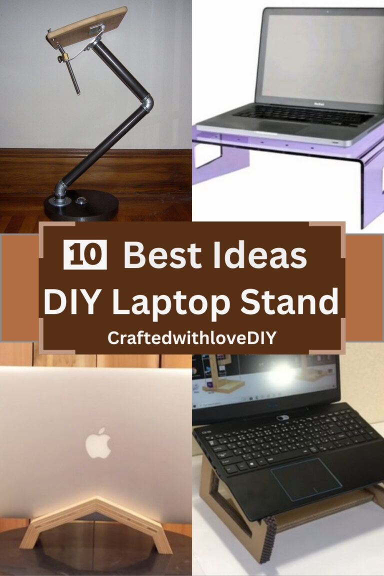 10 Creative DIY Laptop Stand Ideas For Comfort & Productivity At Home ...