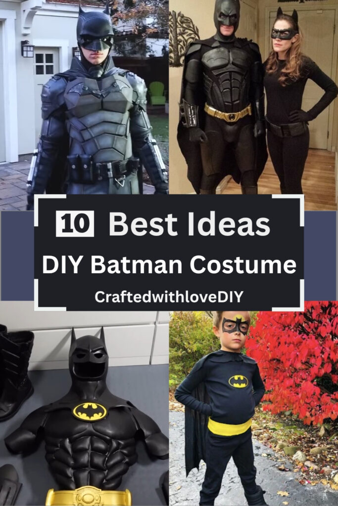 10 DIY Batman Costume Ideas For Kids And Adults Using Upcycled And ...