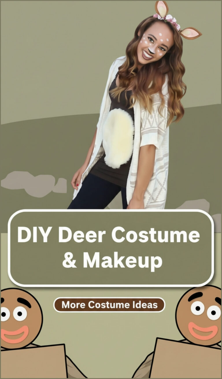 10 DIY Deer Costume Ideas For Kids And Adults - Crafted With Love DIY